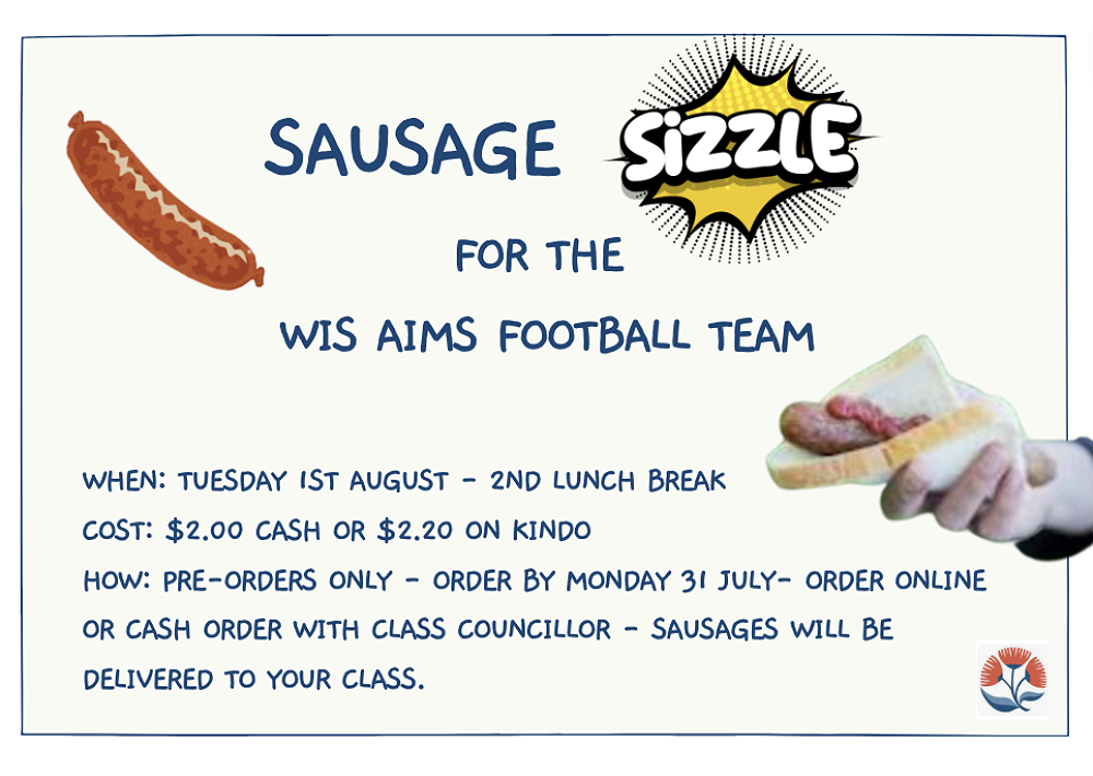 Sausage Sizzle Fundraiser! Support Our AIMs Games Football Team on ...
