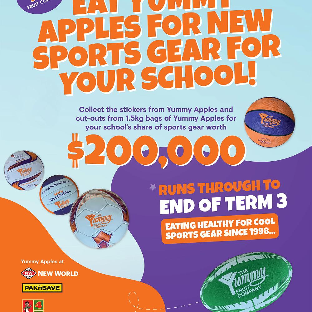 YUMMY STICKER PROMOTION 🍏🍎 Last term to collect!! — Pānui Wiki 4, Wā ...