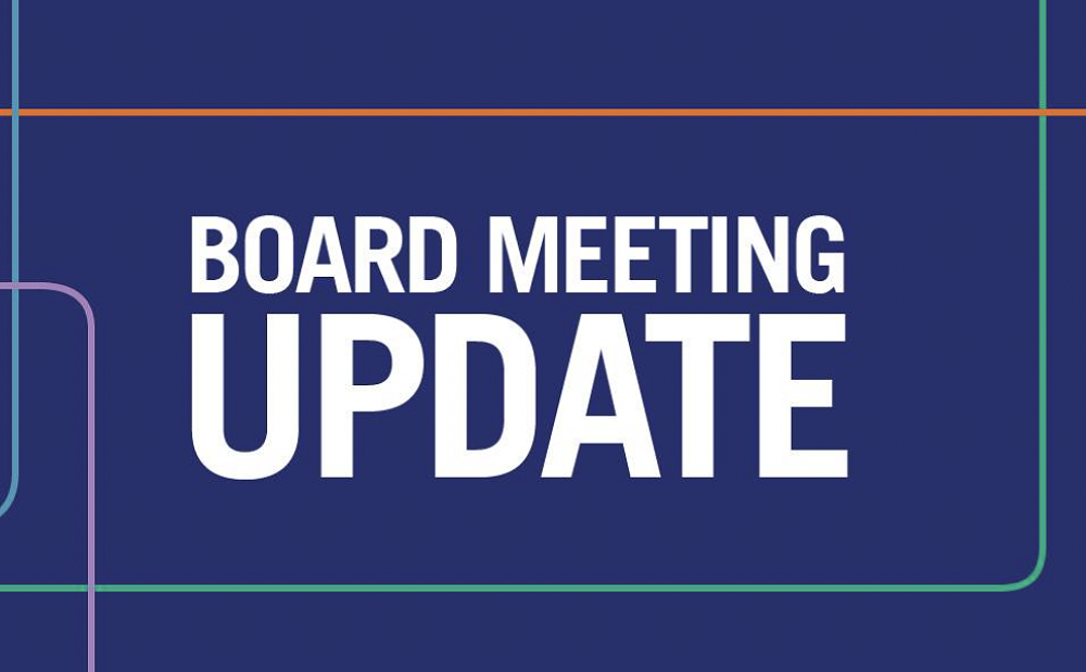 STAFF: June board meeting update — Staff Newsletter - Friday 2nd June