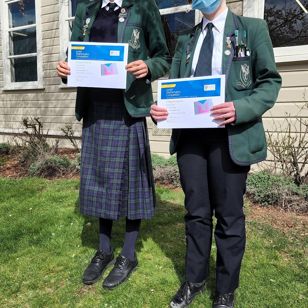 Otago University Junior Mathematics Competition