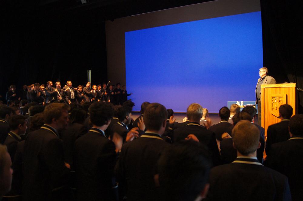 Staff farewelled at Senior Assembly
