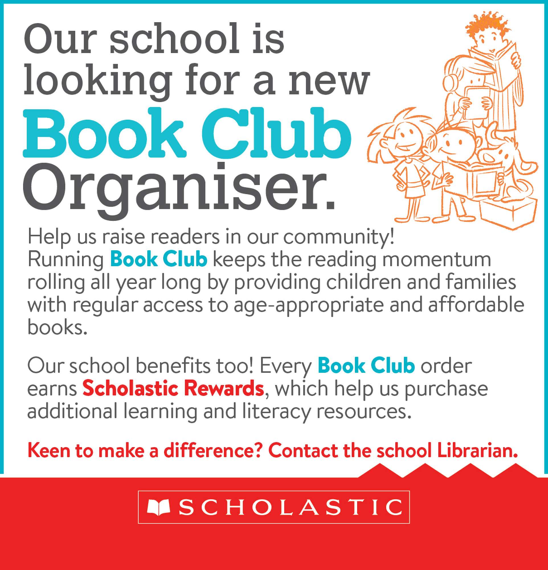 Book Club Organiser Wanted
