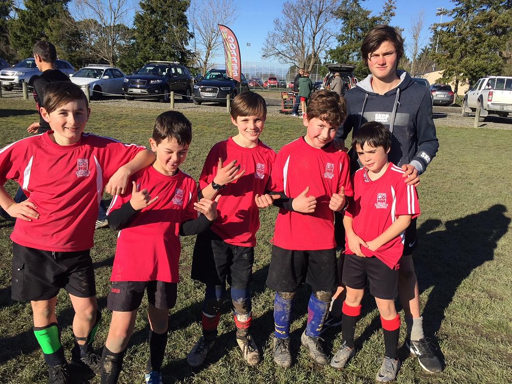 Football teams at Cluster Tournament