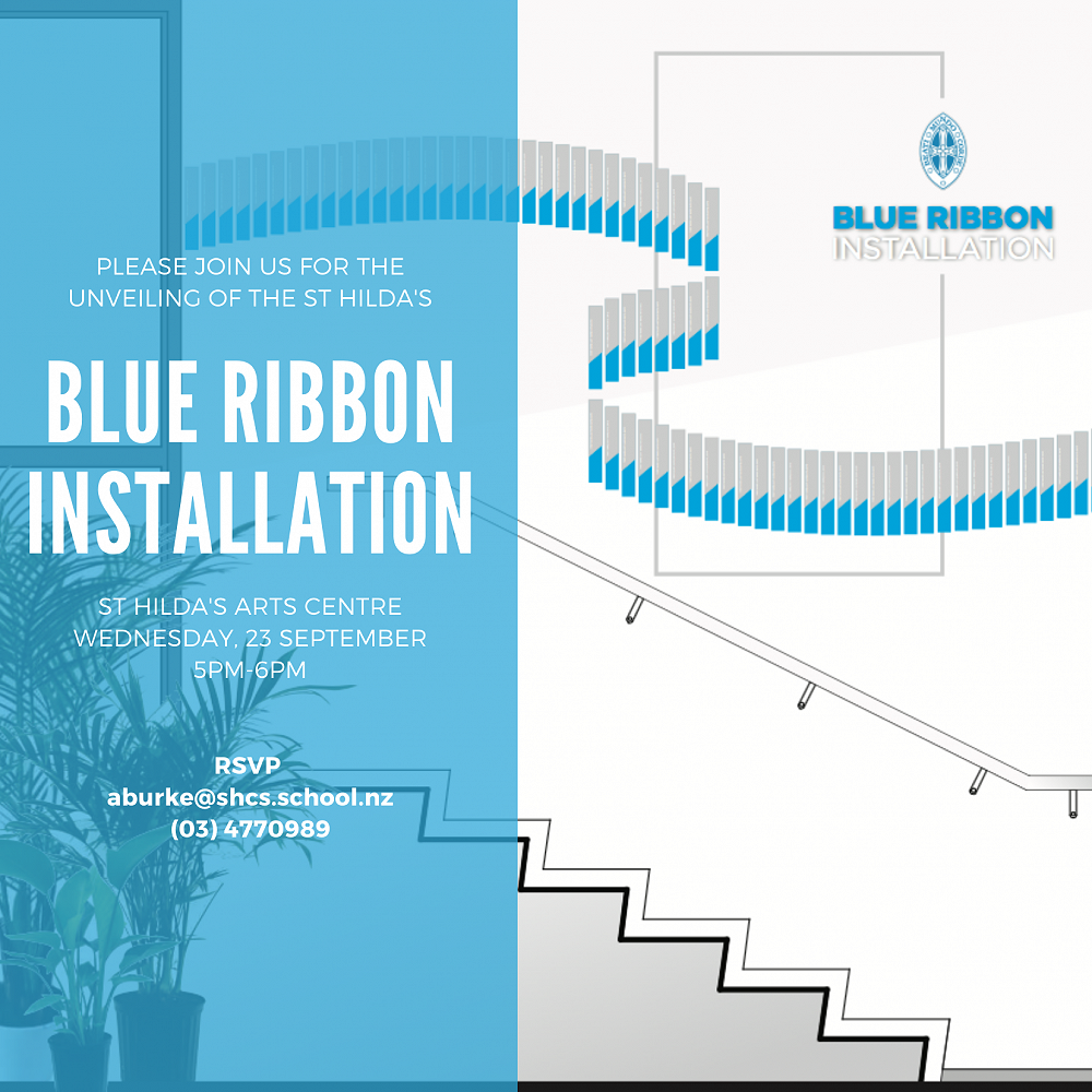 Blue Ribbon Installation — Weekly News Term 3 Week 9