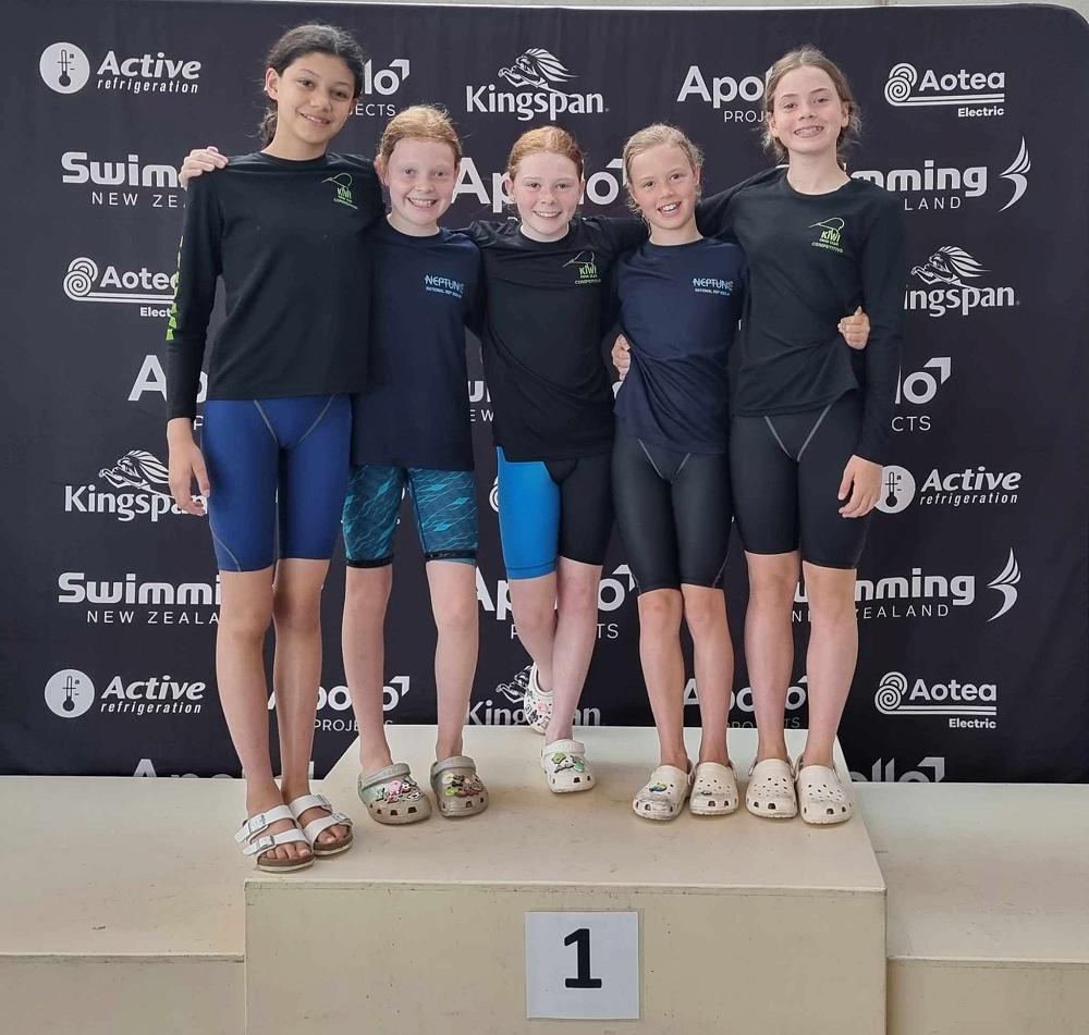 Columba Swimmers attend Apollo Projects Junior Swim Meet