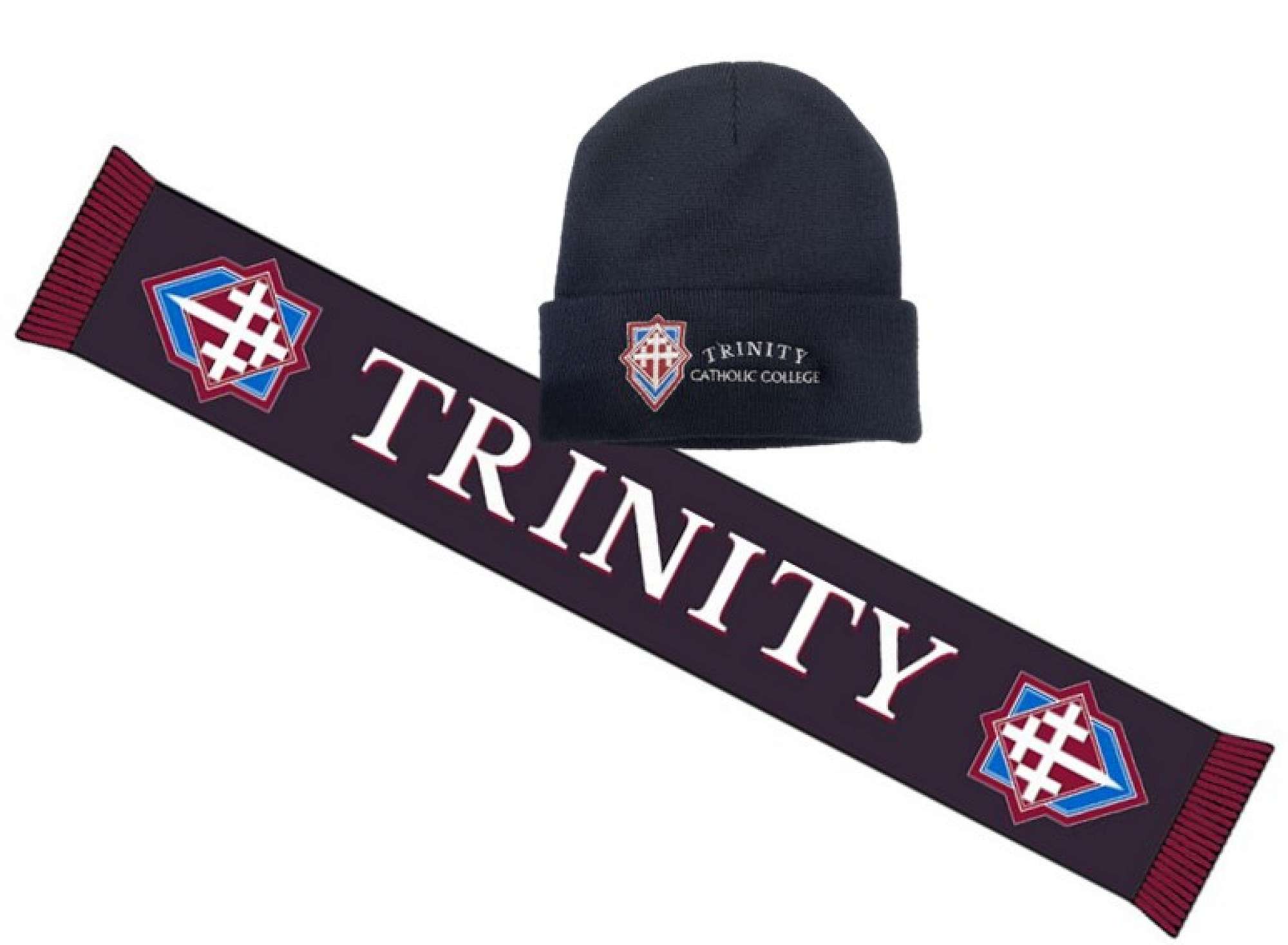 Trinity Scarves and Beanies now available!