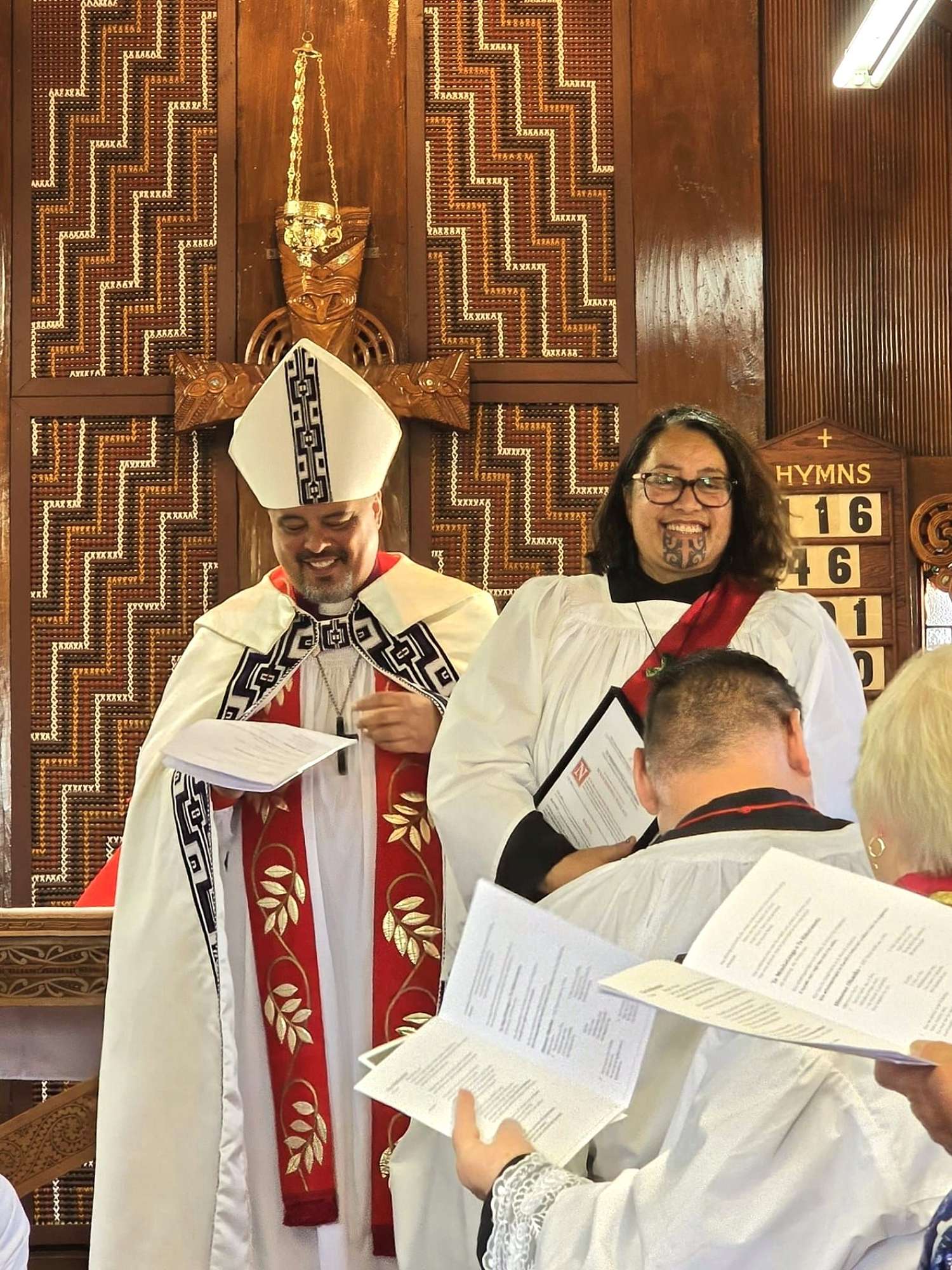 Ordination at Te Hepara Pai