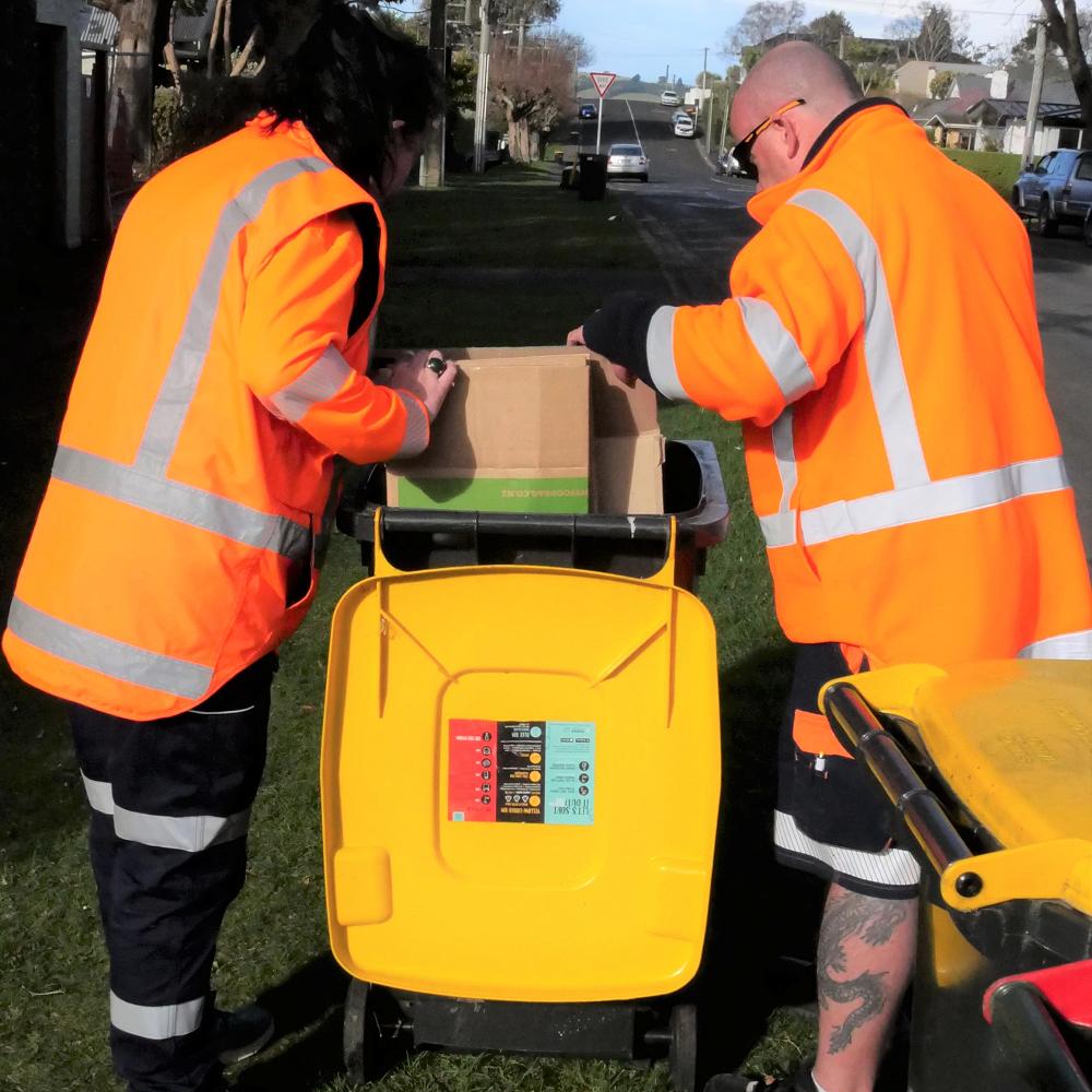 Kerbside bin inspectors