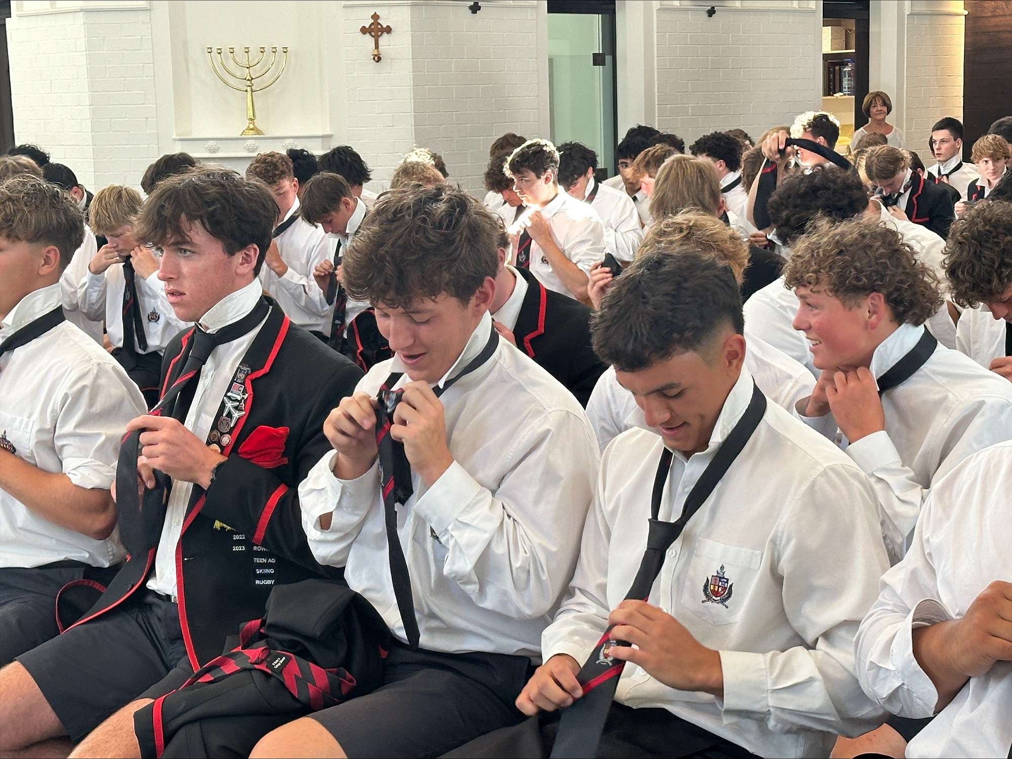 Tie ceremony marks start of leadership journey