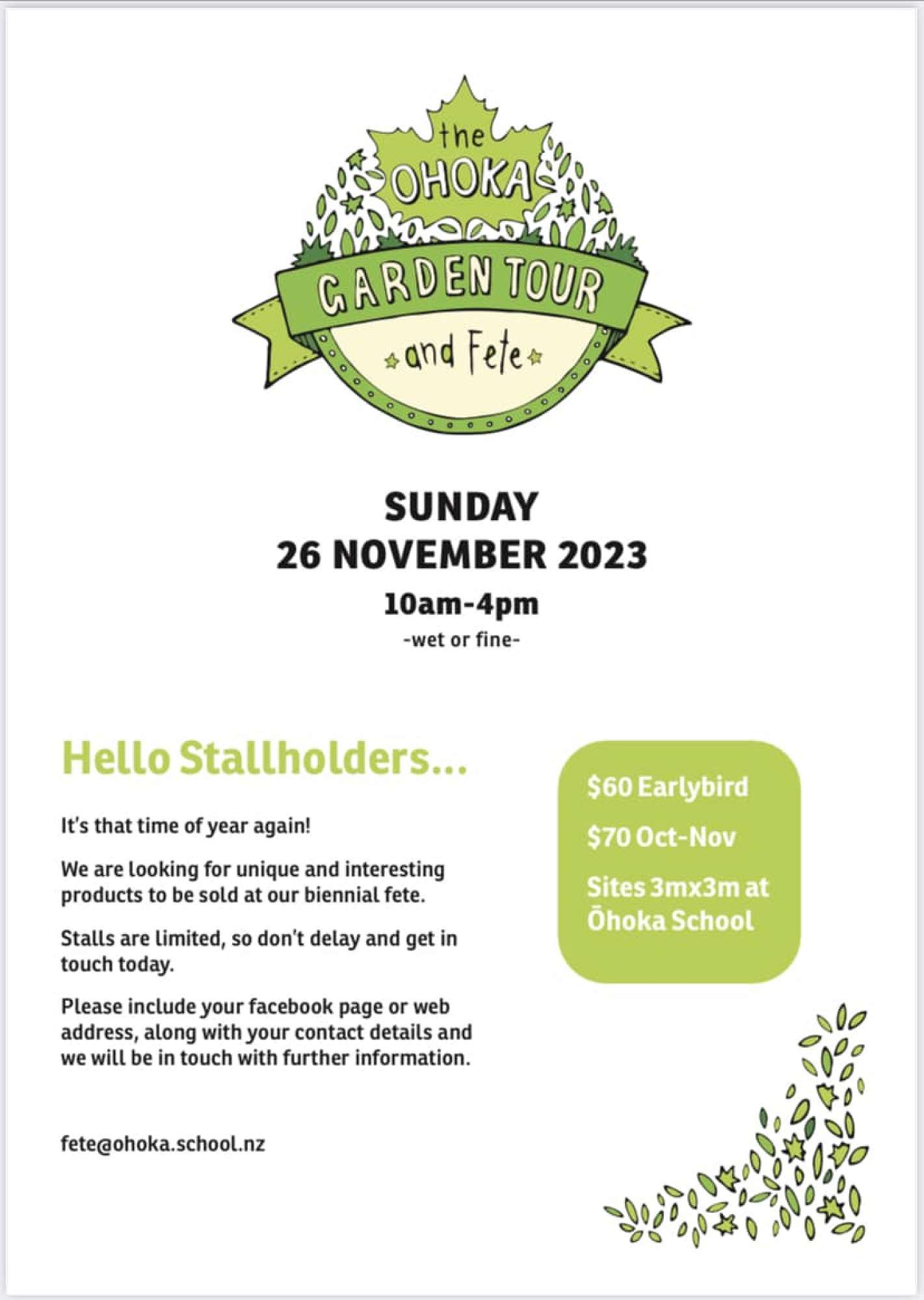 The Ōhoka Fete and Garden Tour 2023