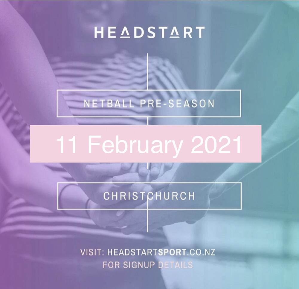 Year 7 and 8 HeadStart Netball Pre-Season Training