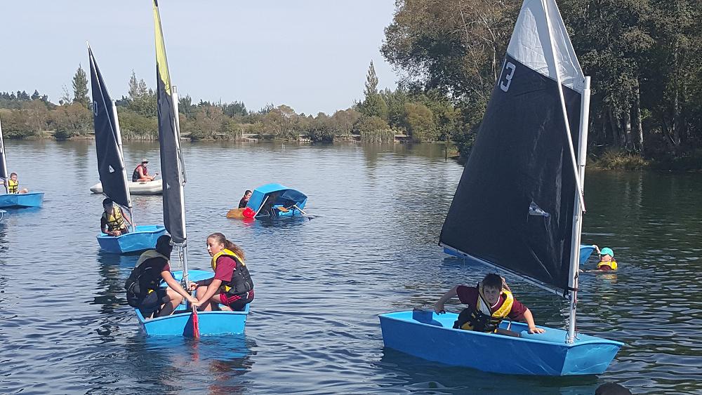 Senior Students catch the 'sailing' bug.