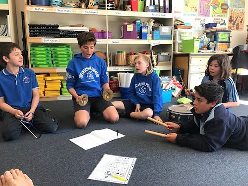 Learning about and embracing Music in the Music Room