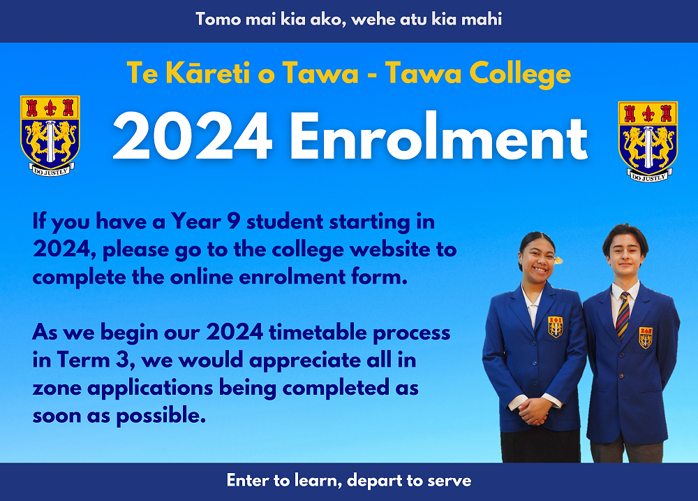 Enrol for 2024 — Welcome to Term 3