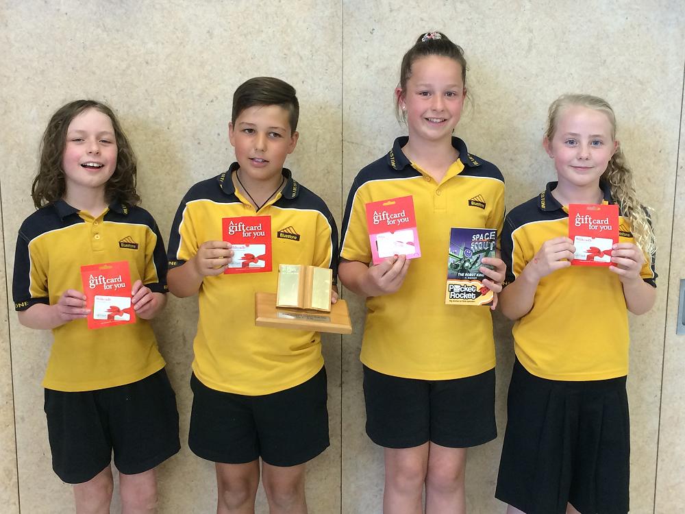 Bluestone winners in District Reading Quiz — 2015 at Bluestone School