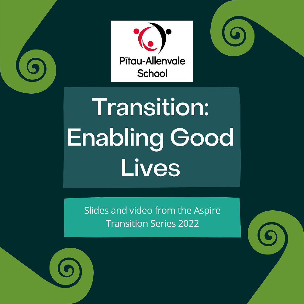Transition Supports: Working with Enabling Good Lives