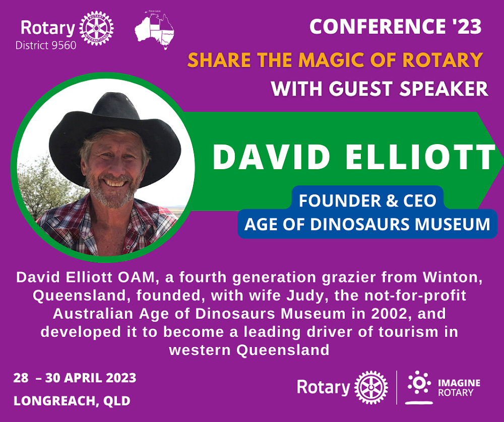 Introducing conference guest speaker David Elliott OAM