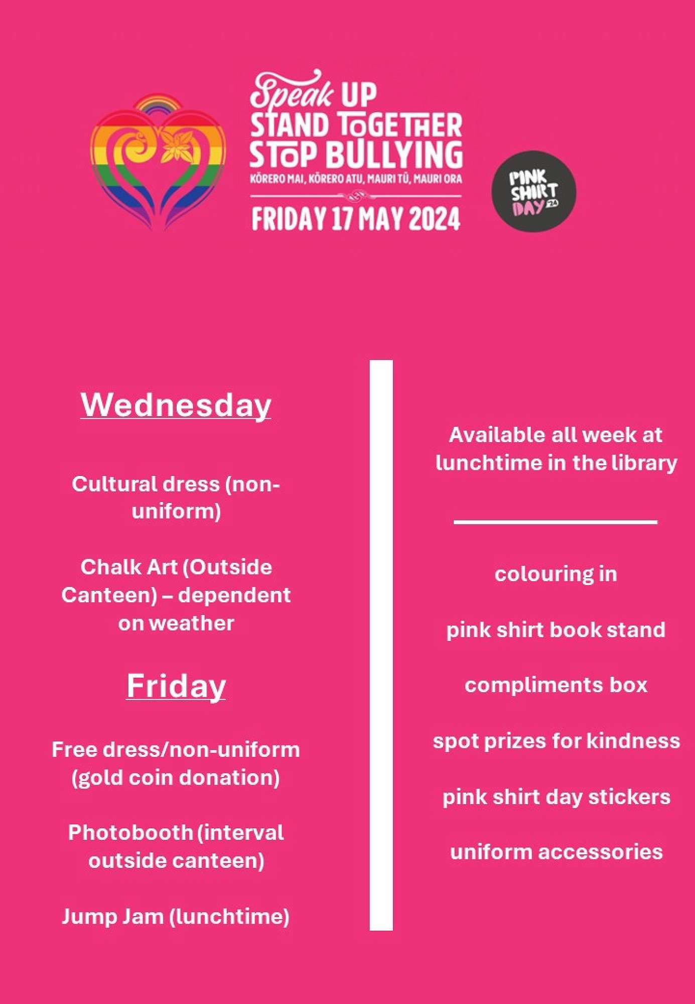 Pink Shirt Week - Anti-bullying