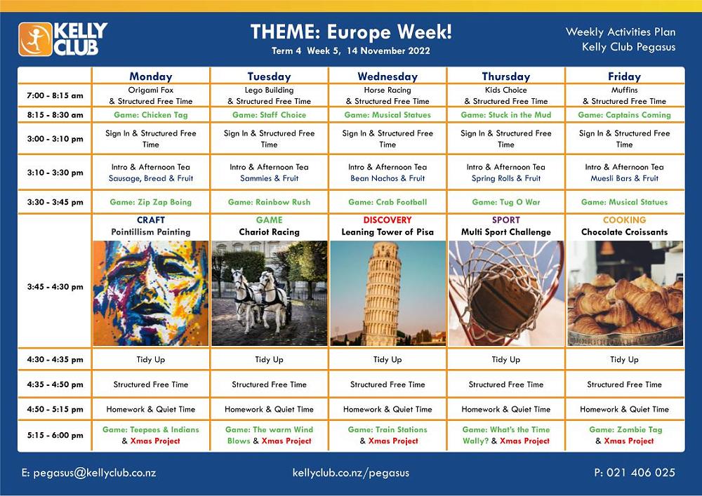 Next week at Kelly Club.