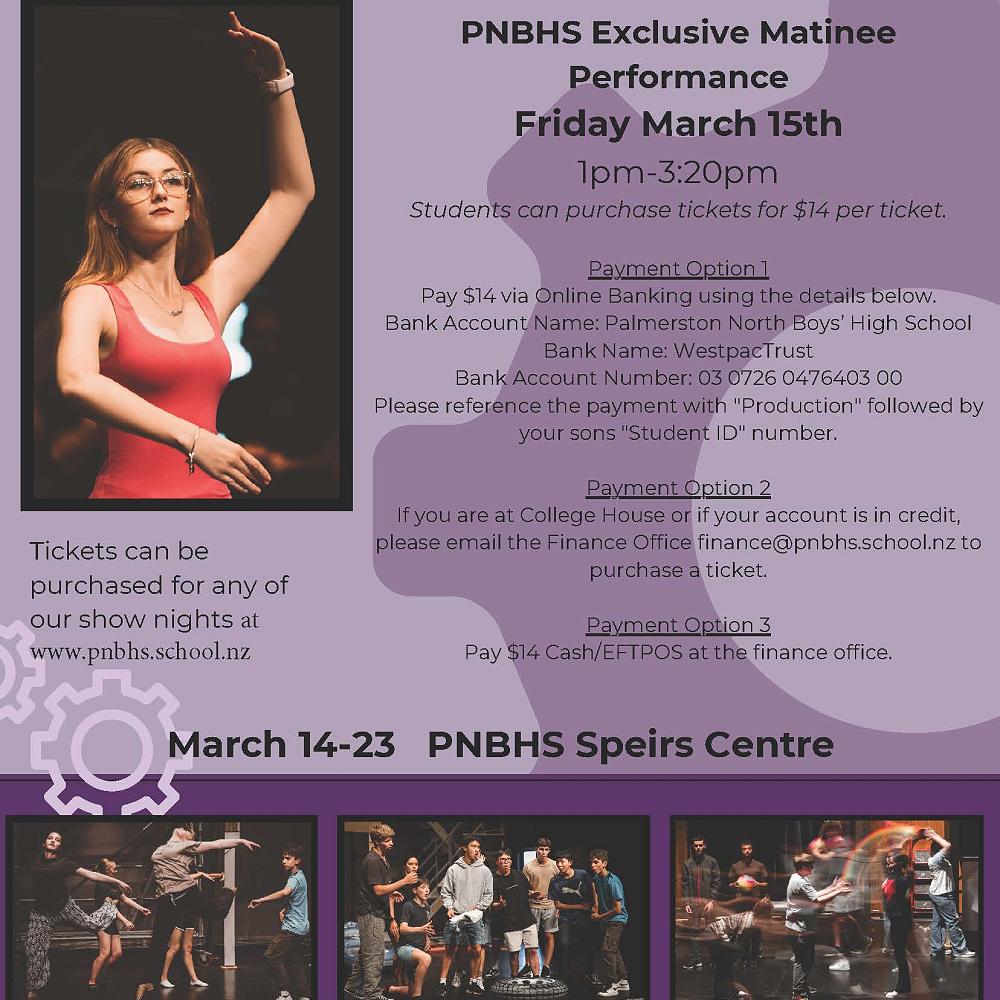 PNBHS Student Exclusive Matinee Performance of Chitty Chitty Bang Bang - Friday, March 15th ...