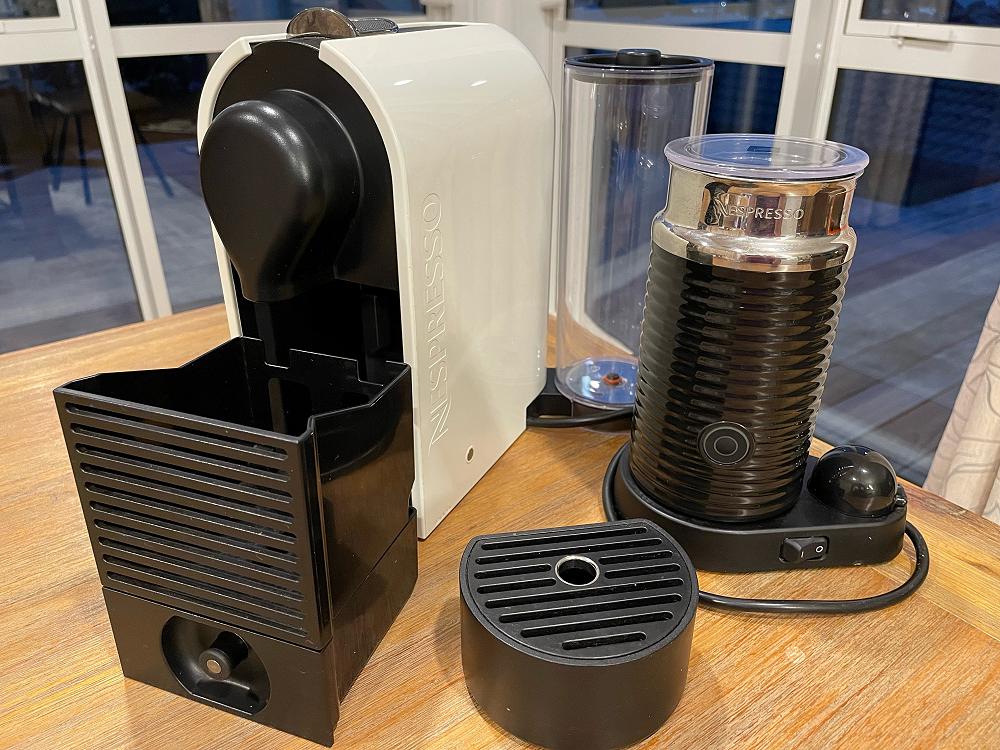 36. White Nespresso Coffee Machine
