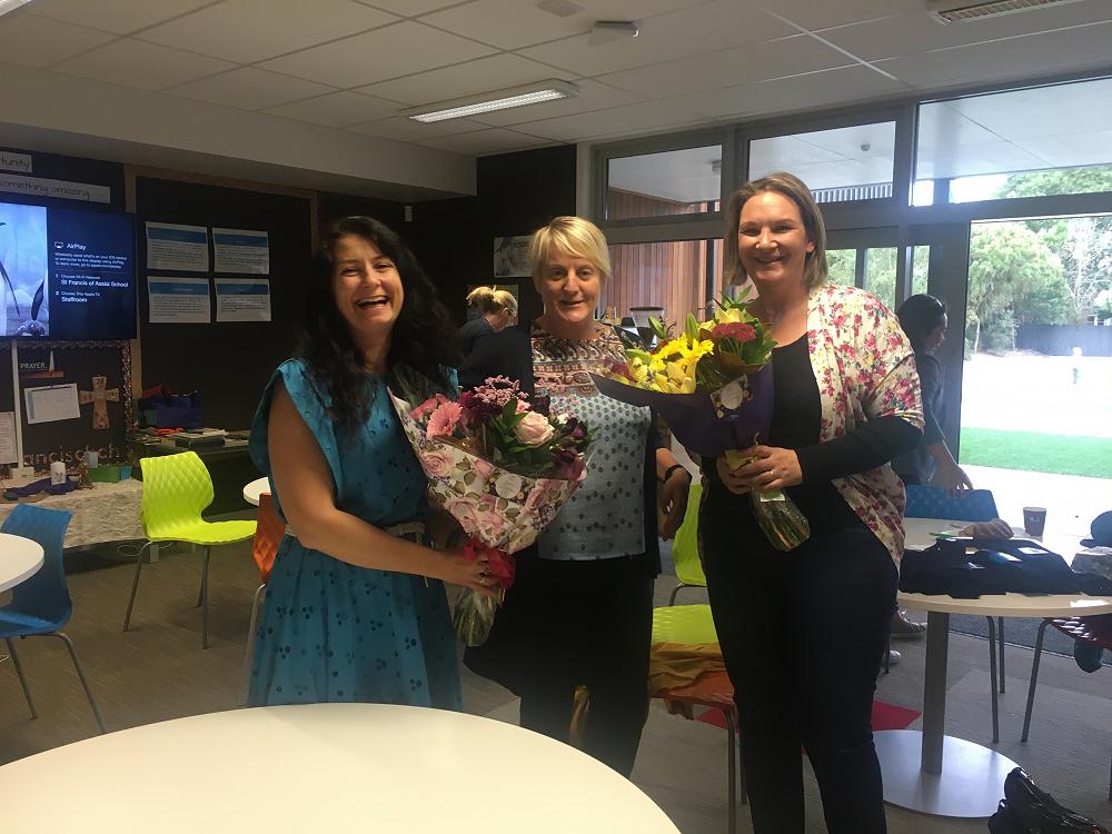 A big thank you to Clare and Heidi