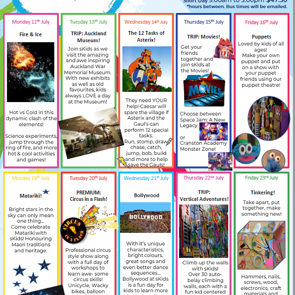 sKids Holiday Programmes