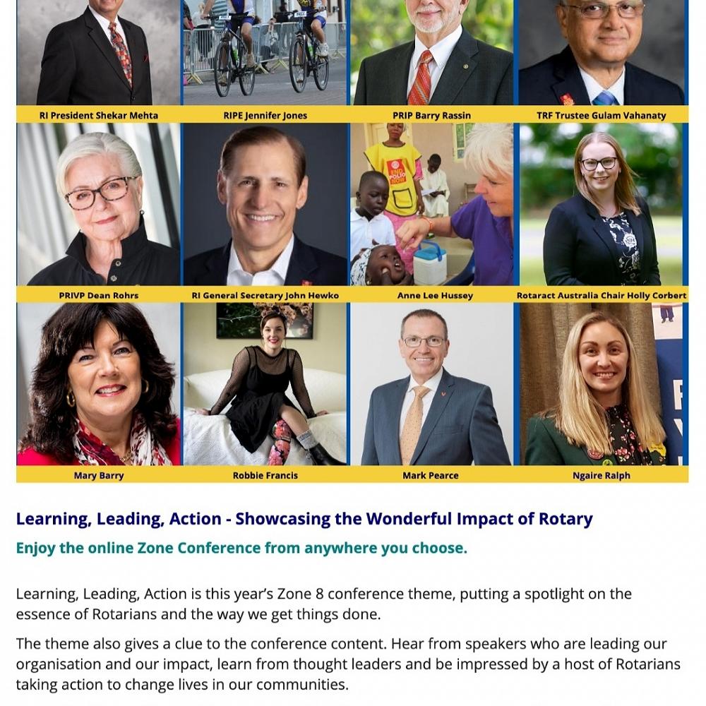 The Zone 8 Conference is coming up soon