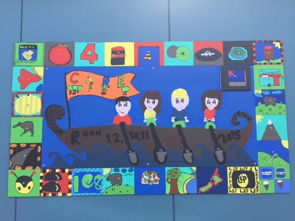 Collaborative Mural by Rooms 1, 2, 10 and 11