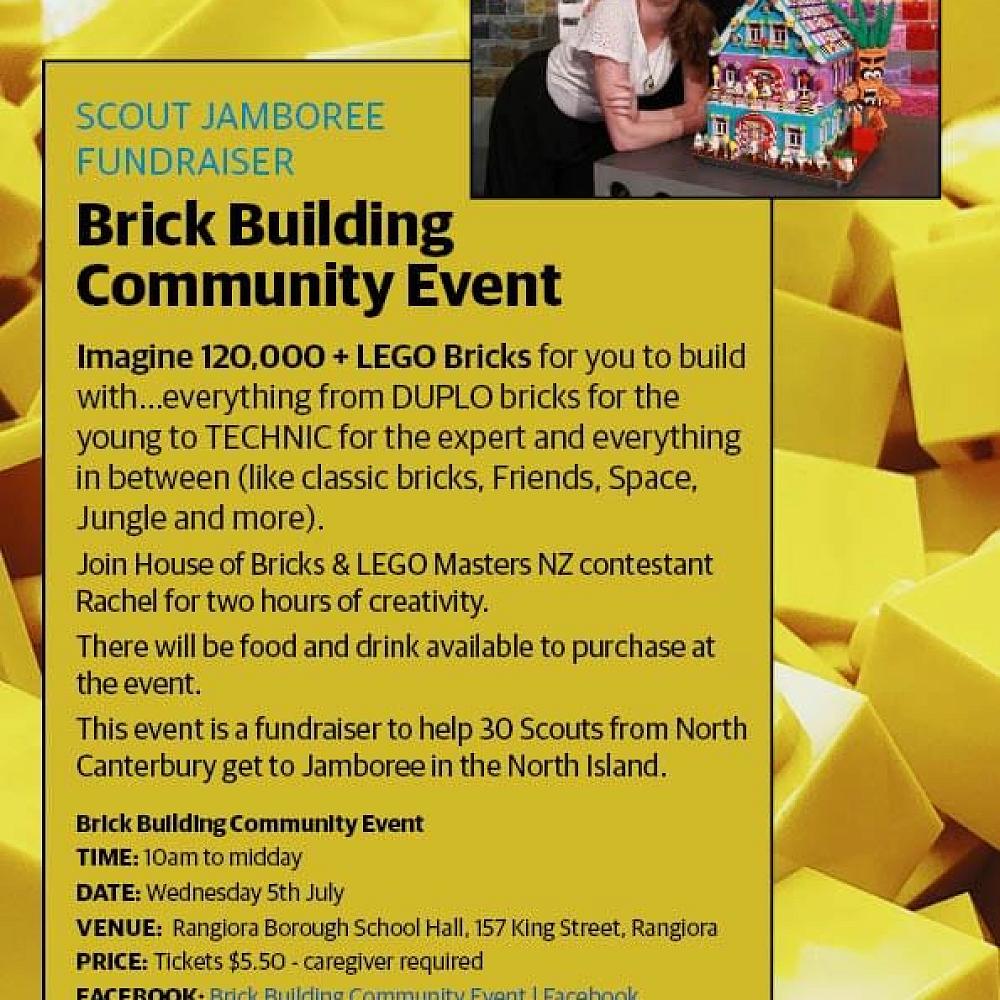 Brick Building Community Event Wednesday 5th July