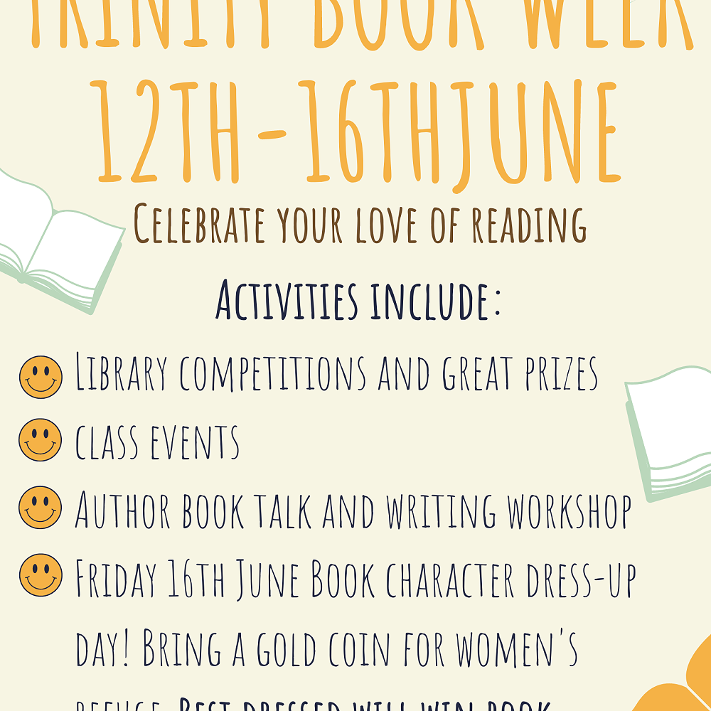 Mark Your Calendars For Trinity Book Week!