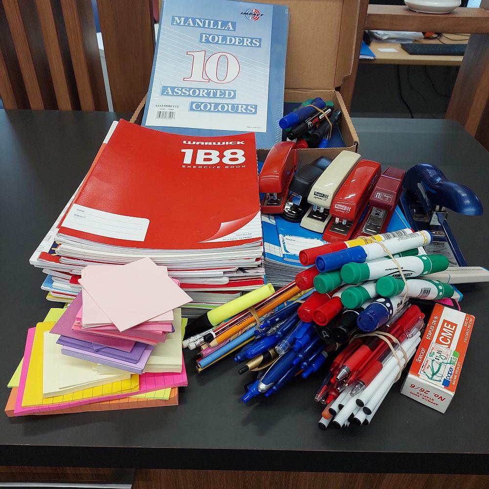 Stationery donation from Altrusa