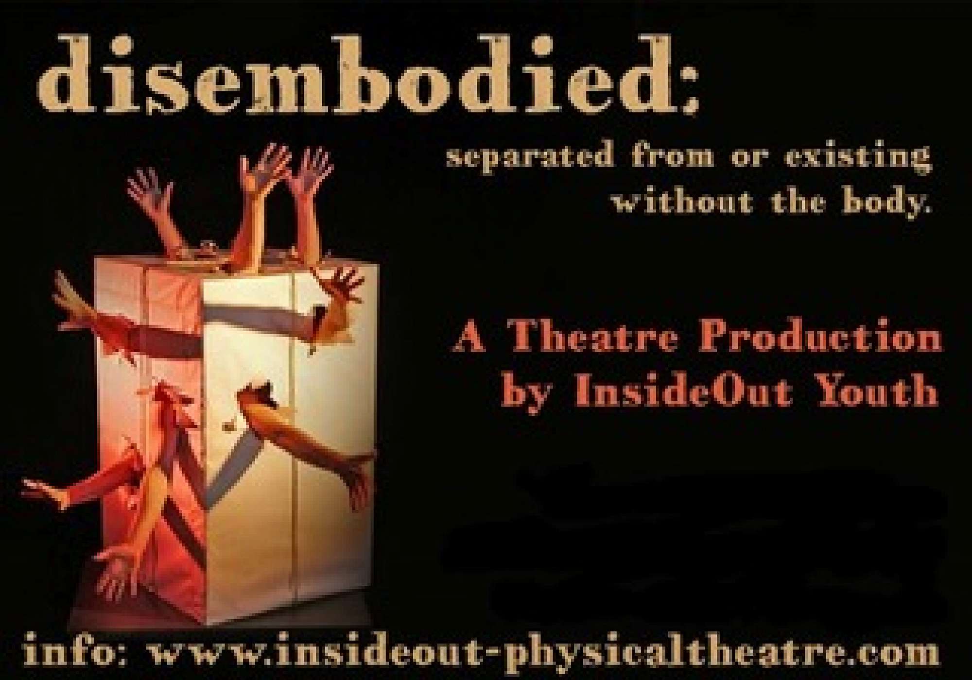 DISEMBODIED: Theatre by young people for young people Motueka Memorial ...