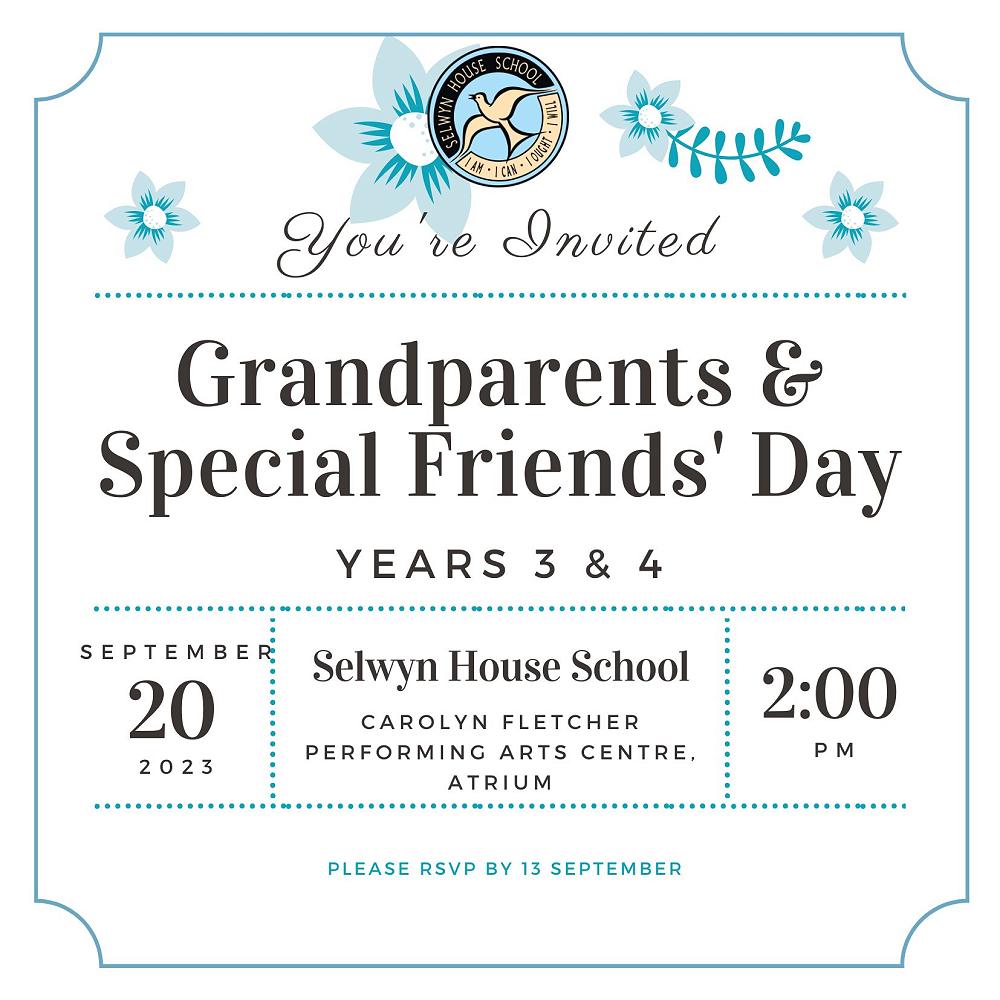 Year 3 & 4 Grandparents and Special Friends Event