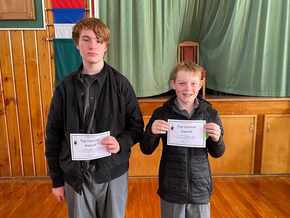 🌟 YEAR 7 - 10 TOP LEARNERS 🌟 — Waimate High School Newsletter