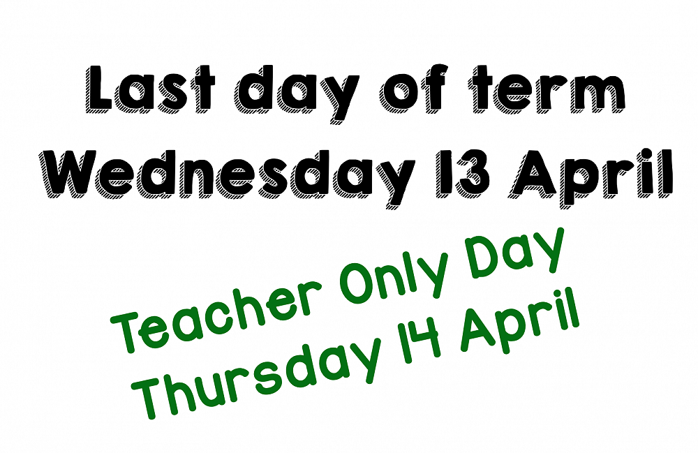 Term One End of Term Information