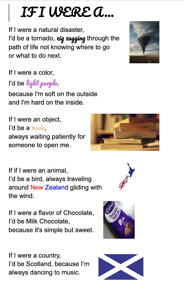 If I were... Poems by Room 6 — Term 2 Week 1 Newsletter