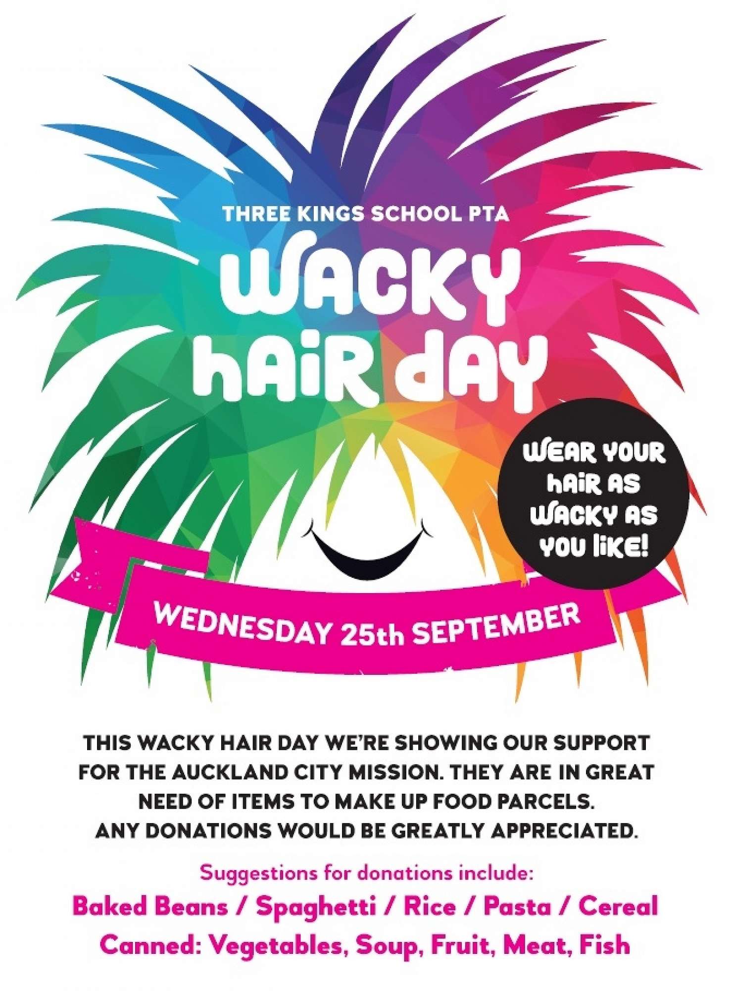 Crazy Hair Day Poster