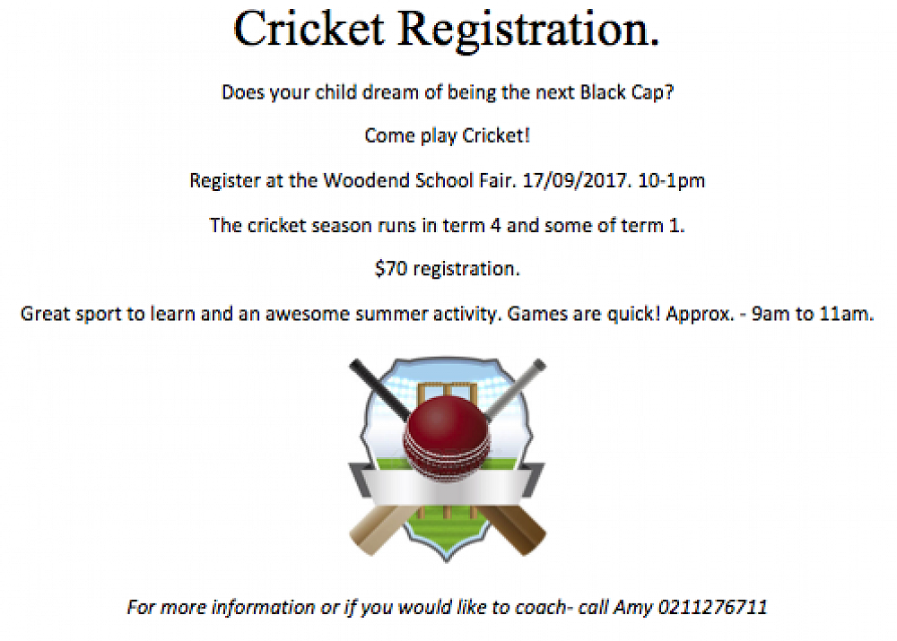 Cricket Registration