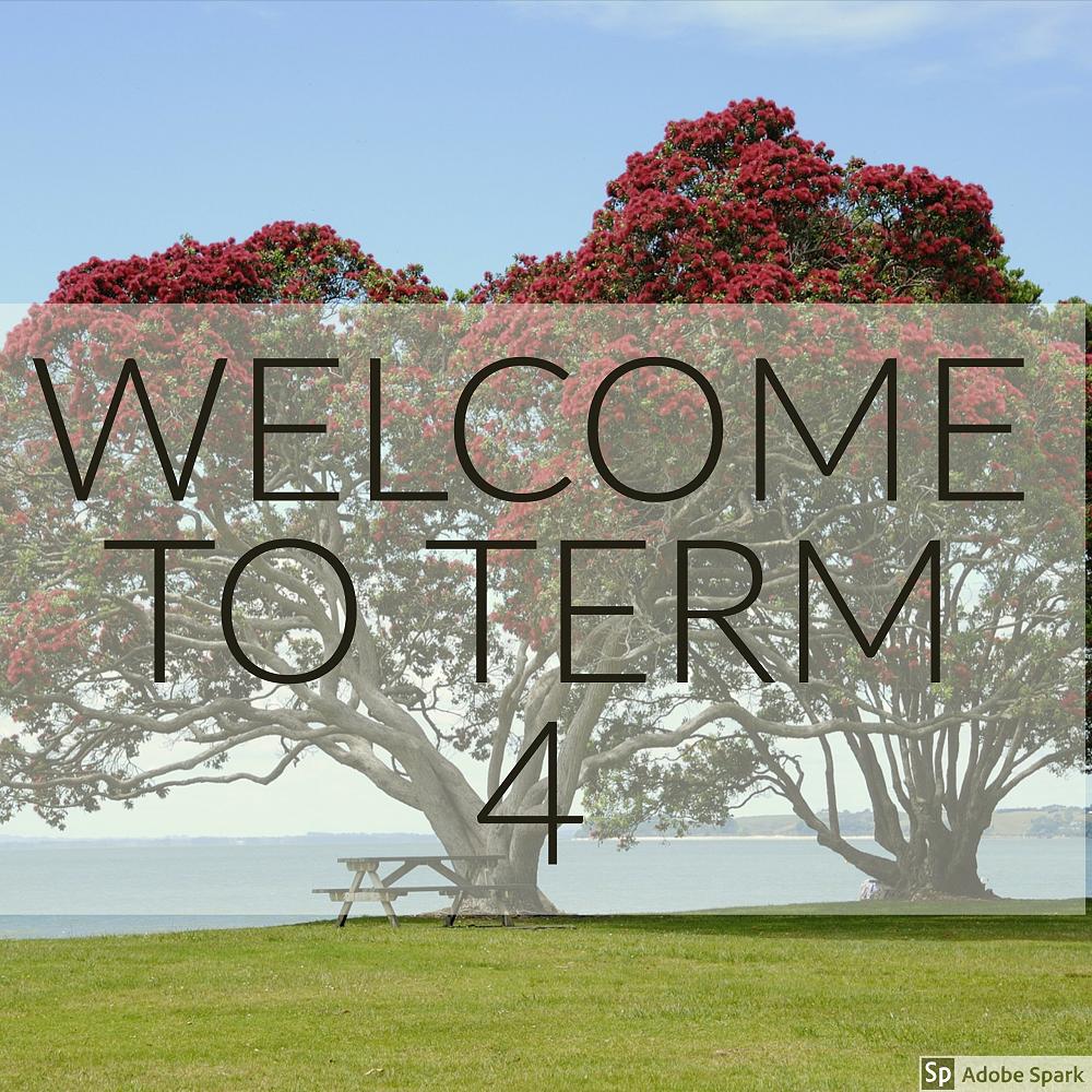 2019 TERM 4, WEEK 1 NEWSLETTER