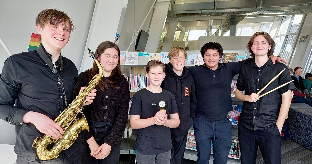 Bands performed at Te Hāpua Halswell Library