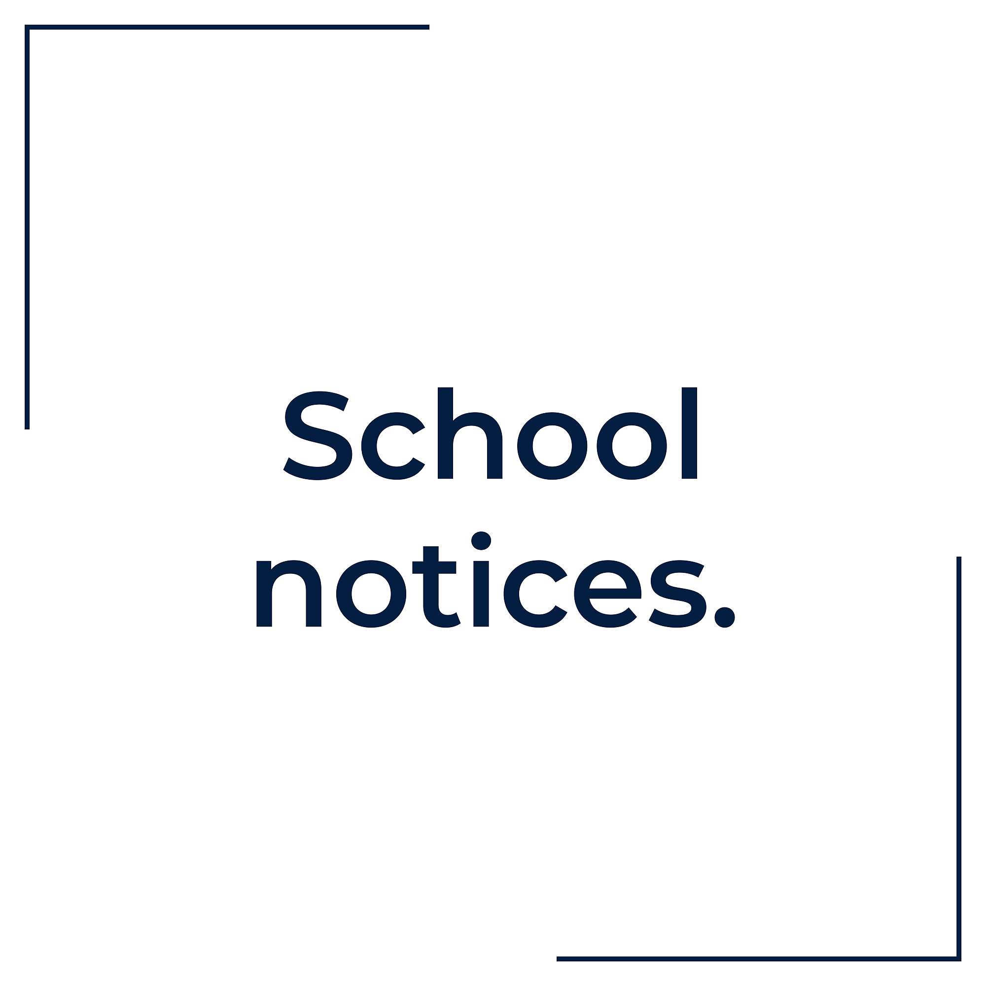 School notices