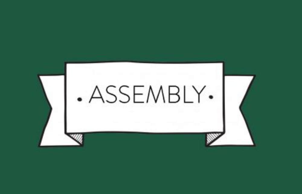 Whole school assembly - Tuesday 24th during period 4
