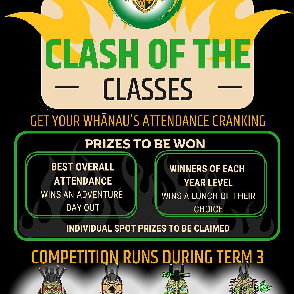 Attendance Competition — TKHS Newsletter - Term 3 :Week 6