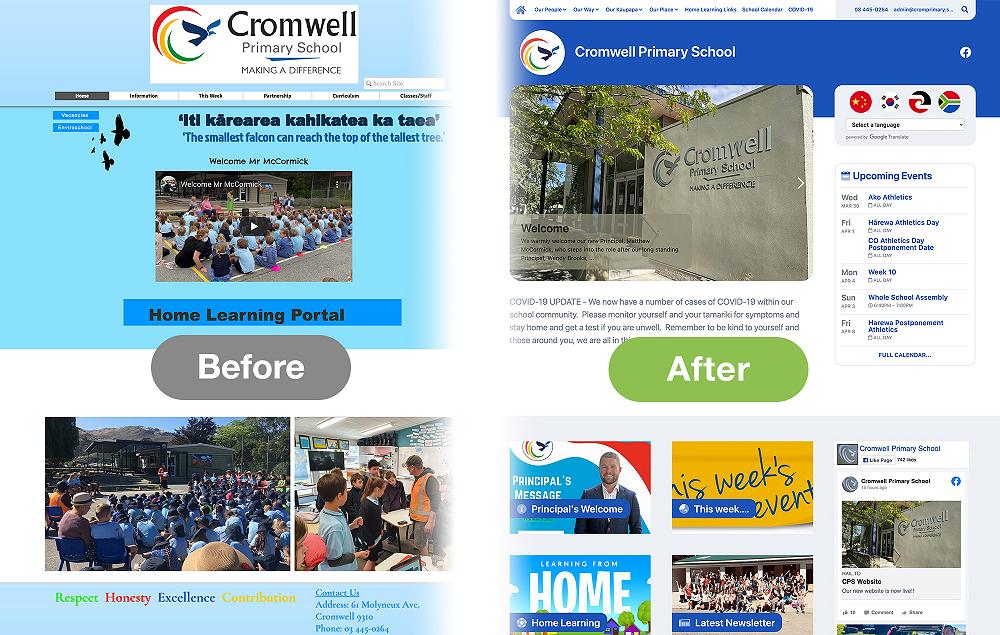 Cromwell Primary: Before and After