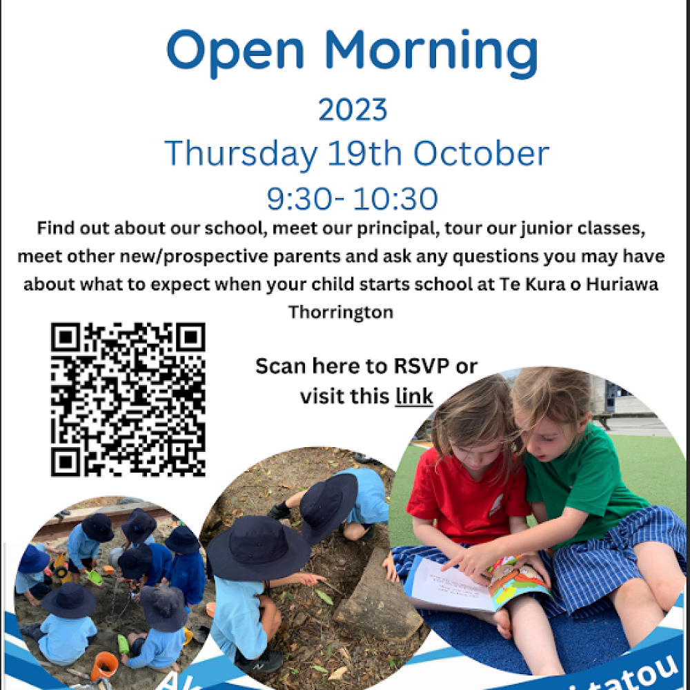Open Morning - Thursday 19th October, 9.30 - 10.30am. See below link to ...