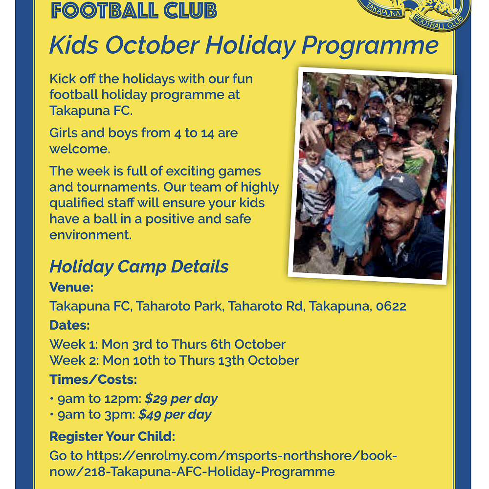 Kids October Holiday Programme