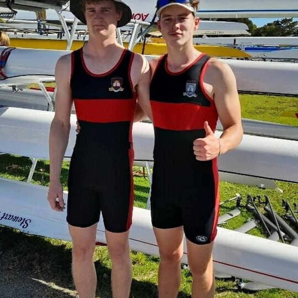 Jake Roney and Stuart Isbister finished 4th in NZ in their category ...