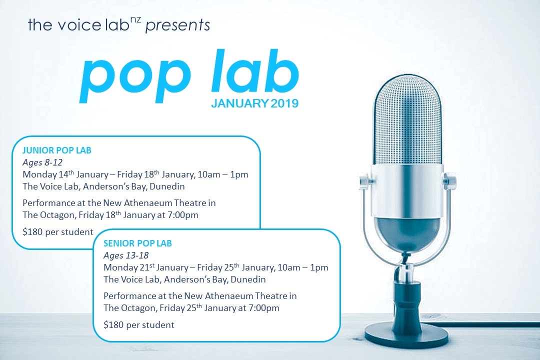 The Voice Lab's 'Pop Lab' school holiday workshops | Trinity Catholic ...
