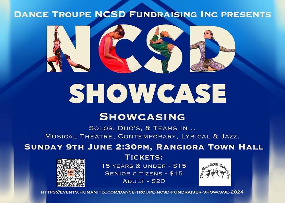 NCSD - SHOWCASE - SUNDAY 9TH JUNE 2.30PM - RANGIORA TOWN HALL — Woodend ...
